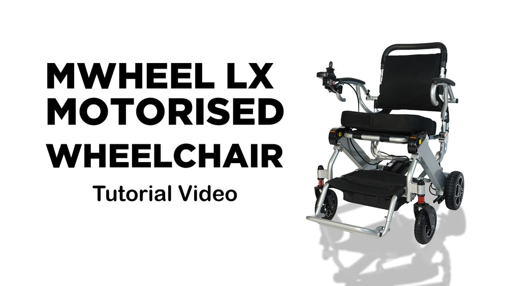 120kg High Load Airline-Friendly E-Wheelchair | MWHEEL LX | MOBOT